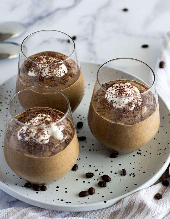 Healthy Iced Coffee Mousse (5 ingredients!)
