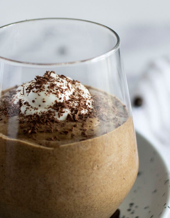 Healthy Iced Coffee Mousse (5 ingredients!)
