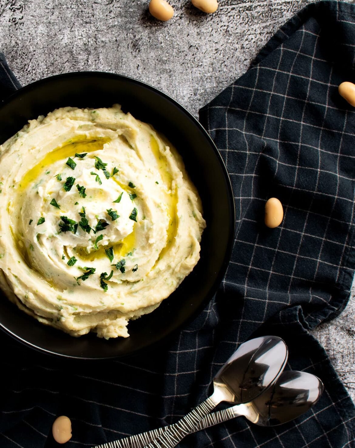 Potato & White Bean Mash with Garlic & Butter Bea